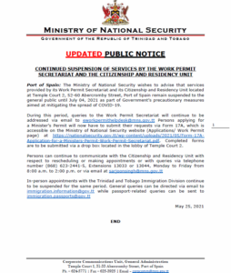 Ministry of National Security – Government of the Republic of Trinidad ...