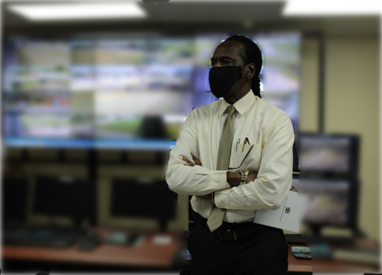 Minister Hinds inspects Closed Circuit Television (CCTV) System at the ...